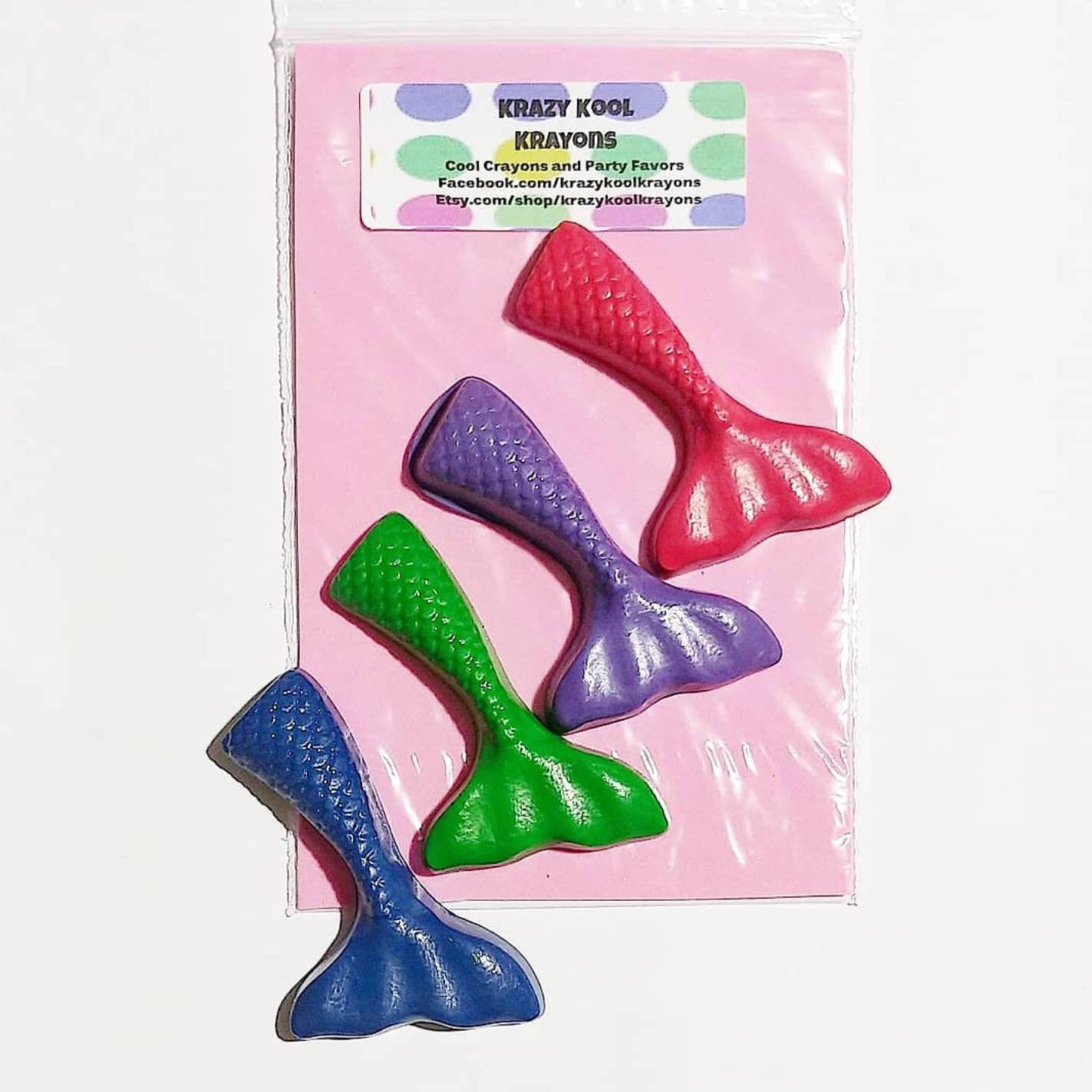Mermaid Crayons Crayons Mermaid Party Party Favors Beach | Etsy