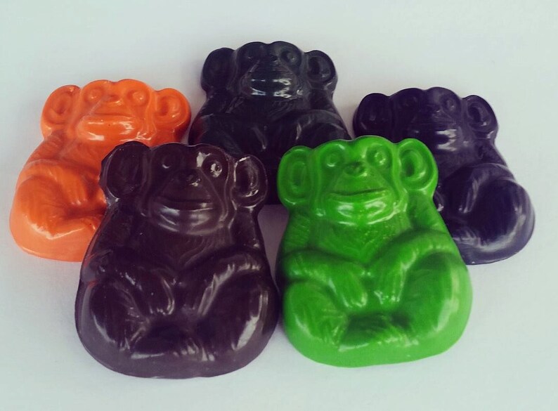 Monkey Crayons Monkey Party Party Crayons Animal Crayons | Etsy