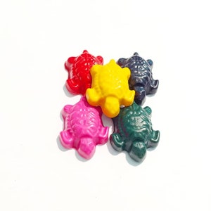 Turtle Crayons: Sea Animal Party Favors, Hand Poured - Etsy