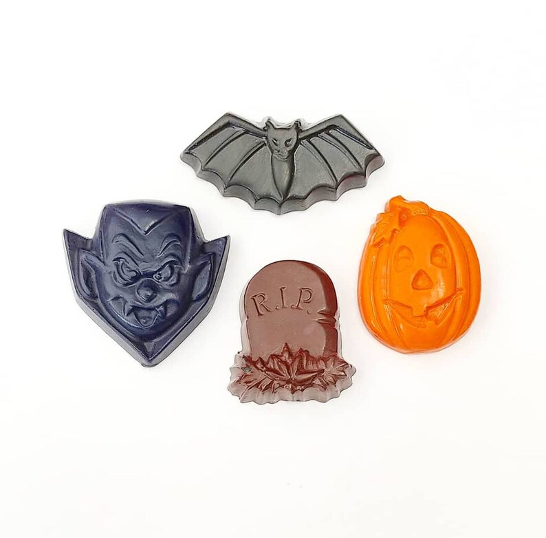 Crayons Halloween Crayons Vampire Pumpkin Crayons - Etsy