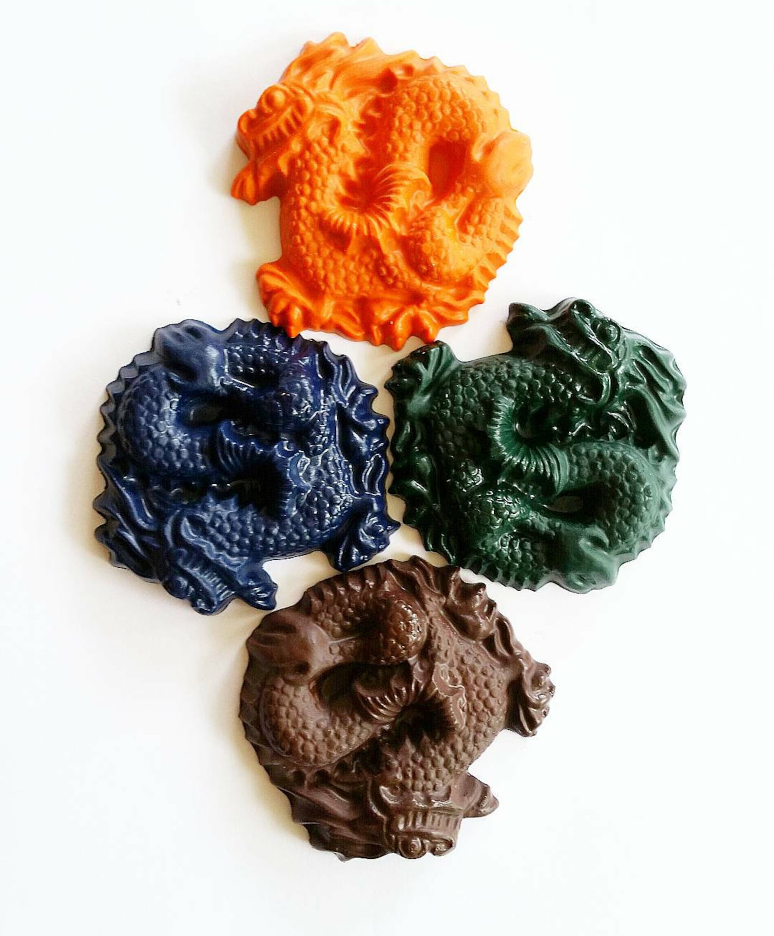 Chinese Dragon Crayon Dragon Crayon Chinese New Year - Etsy