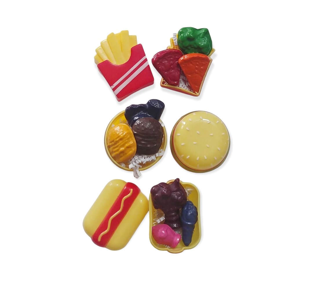 Food Crayons: Burger, Pizza, Ice Cream Party Favors - Etsy