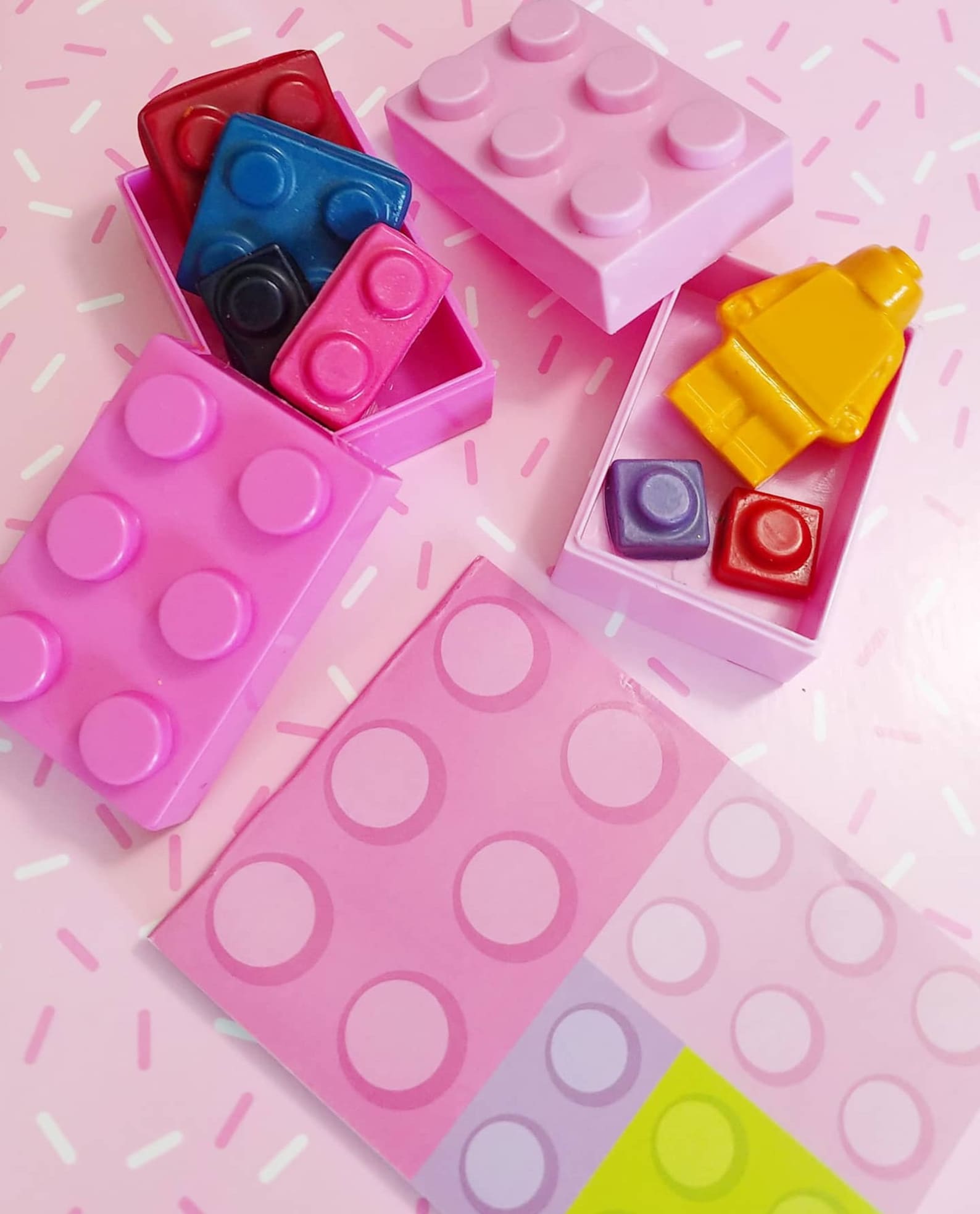 Building Block Block Crayons Figure Crayons Crayons Block | Etsy