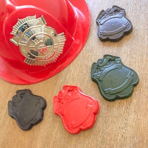 Badge, Badge Crayons, Patrol Party, Fire Badge, Police Badge, Party ...