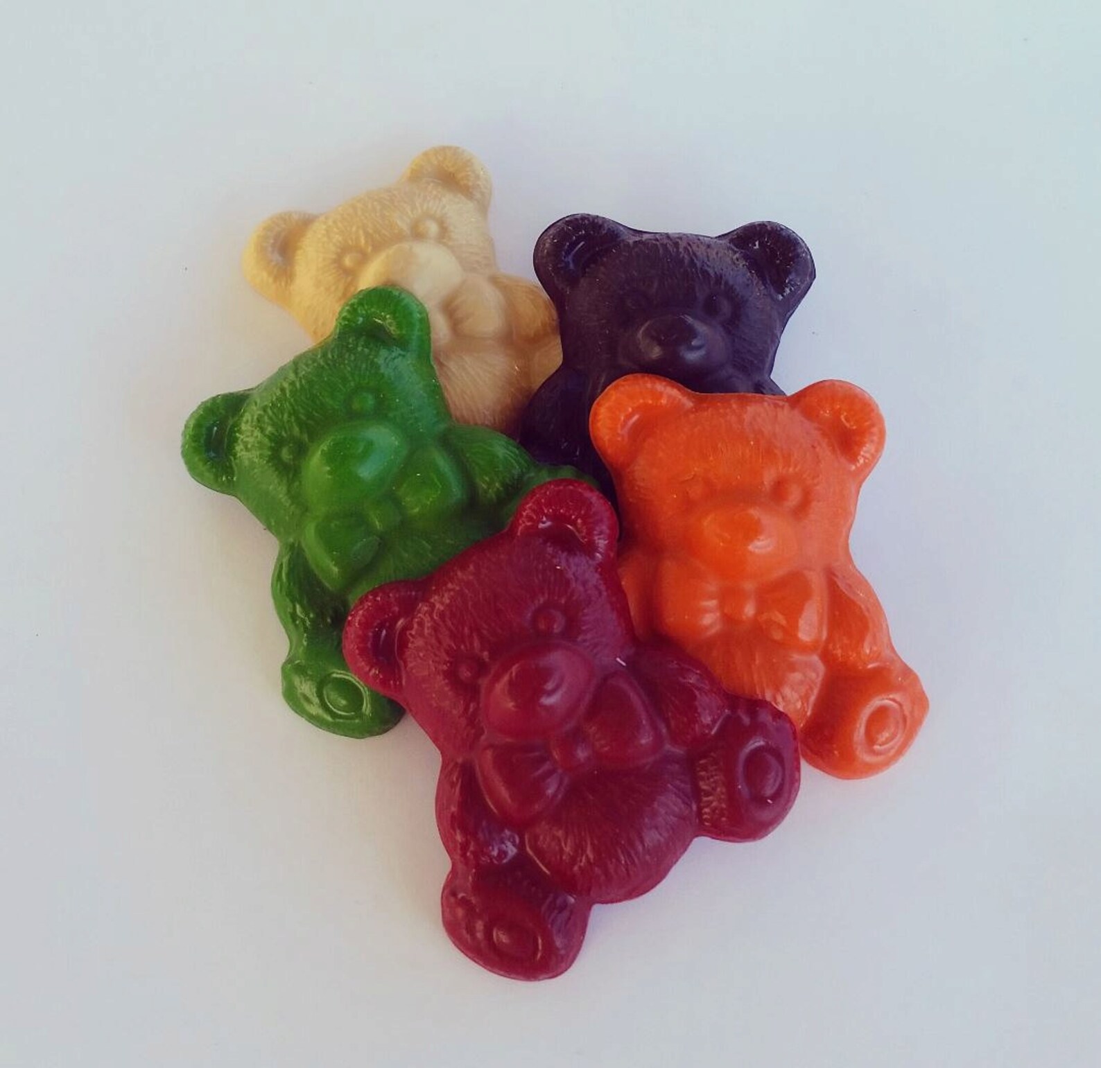 Bear Crayons Teddy Bear Crayons Party Favors Party Crayons | Etsy