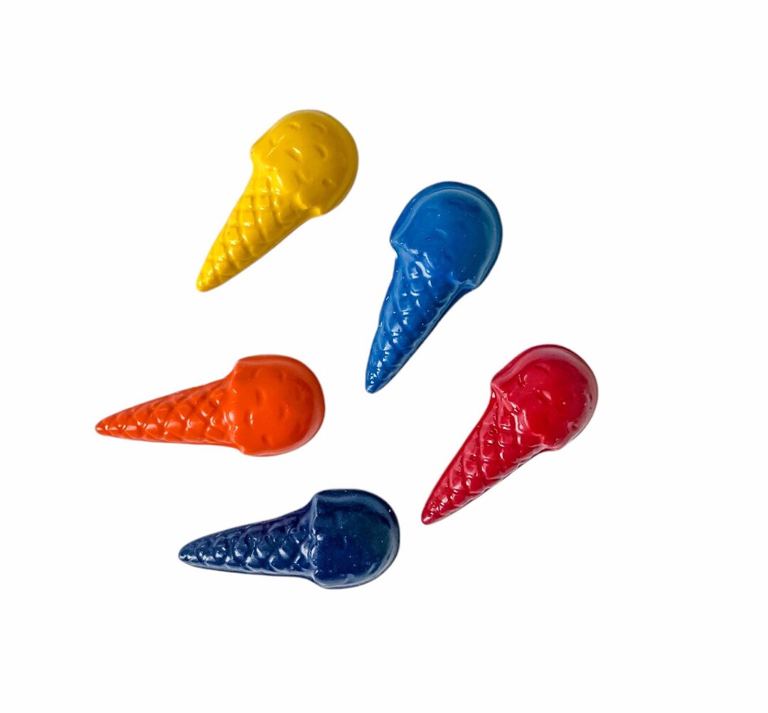 Ice Cream Cone Crayons, Party Favors, Summer Gift - Etsy