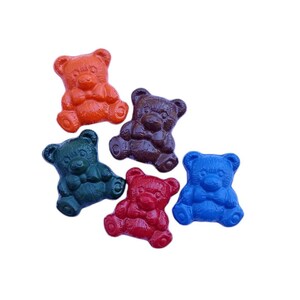 Bear Crayons, Teddy Bear Crayons, Party Favors, Party Crayons, Animal ...