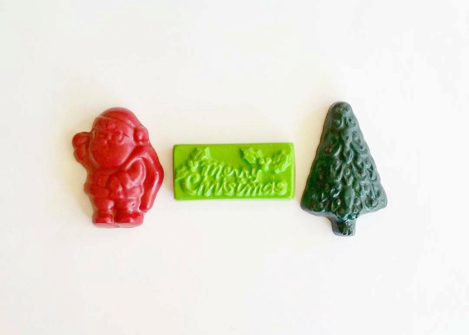 Christmas Crayon Christmas Crayons Santa Santa Claus - Etsy