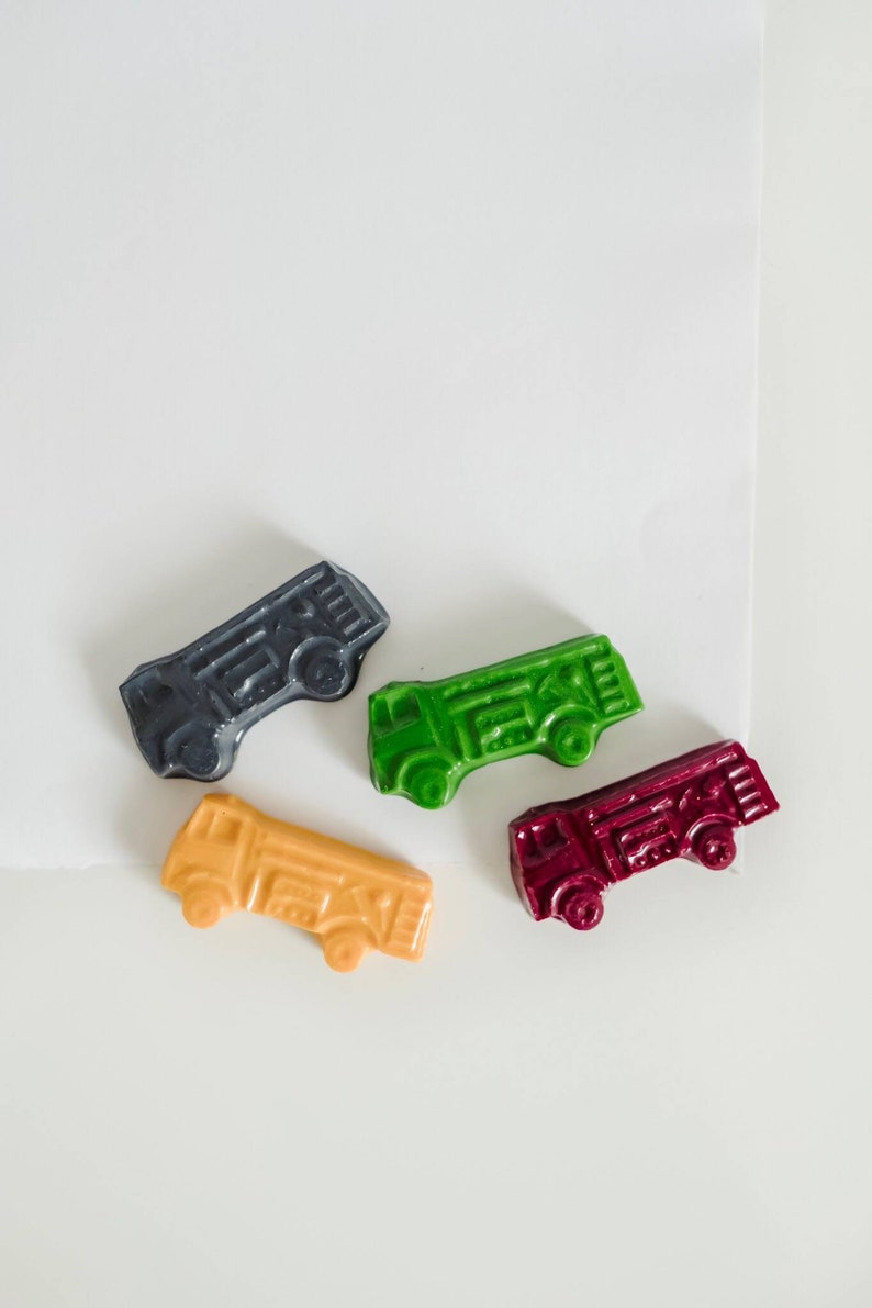 Firetruck Crayons Fireman Party Party Crayons Fire Safety - Etsy