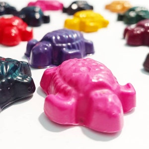 Turtle Crayons: Sea Animal Party Favors, Hand Poured - Etsy