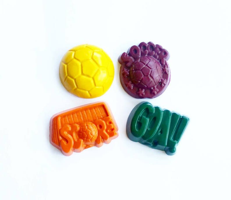 Soccer Crayons Football Futbol Sports Crayons Sports - Etsy