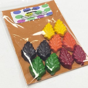 Fall Leaf Crayons: Autumn Colors, Party Favors (set of 10) - Etsy