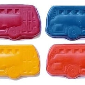 School Bus Crayons, Back to School, Teacher Gift, School Supplies, Bus ...