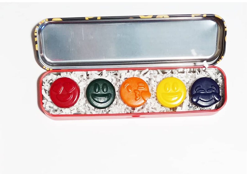 Emoji Crayons Emoticon Emoji Party Emoji Gifts Pencil - Etsy