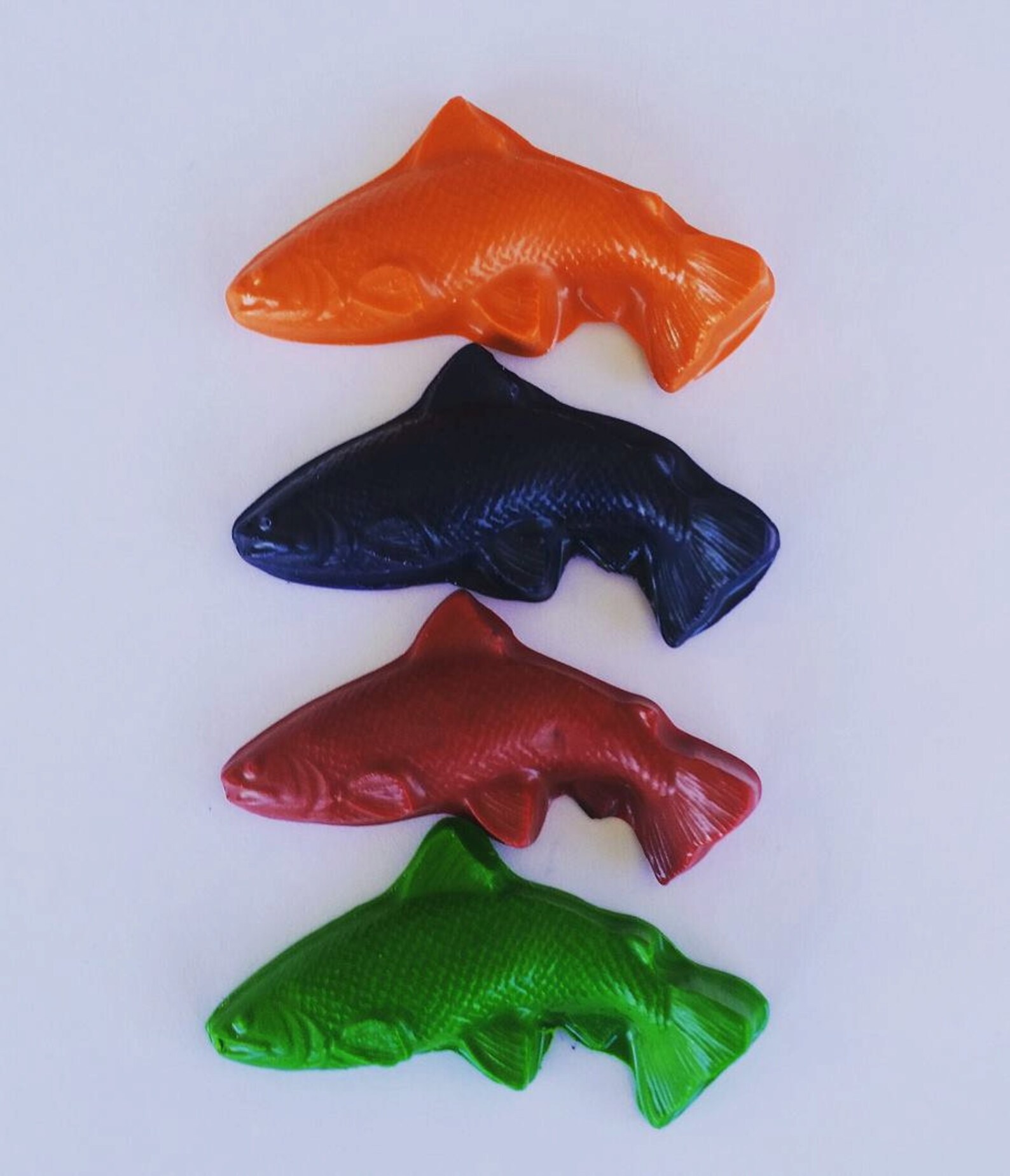 Fish Crayons Fish Party Fisherman Gift Party Favors Party - Etsy