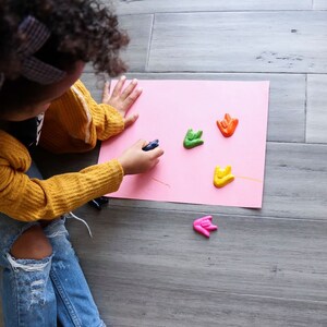 ASL I Love You Crayons: Sign Language Learning Tools - Etsy