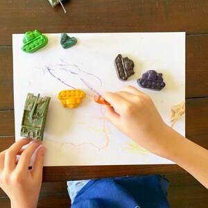 Tank Crayons: Set of 5, Army Party Favors - Etsy