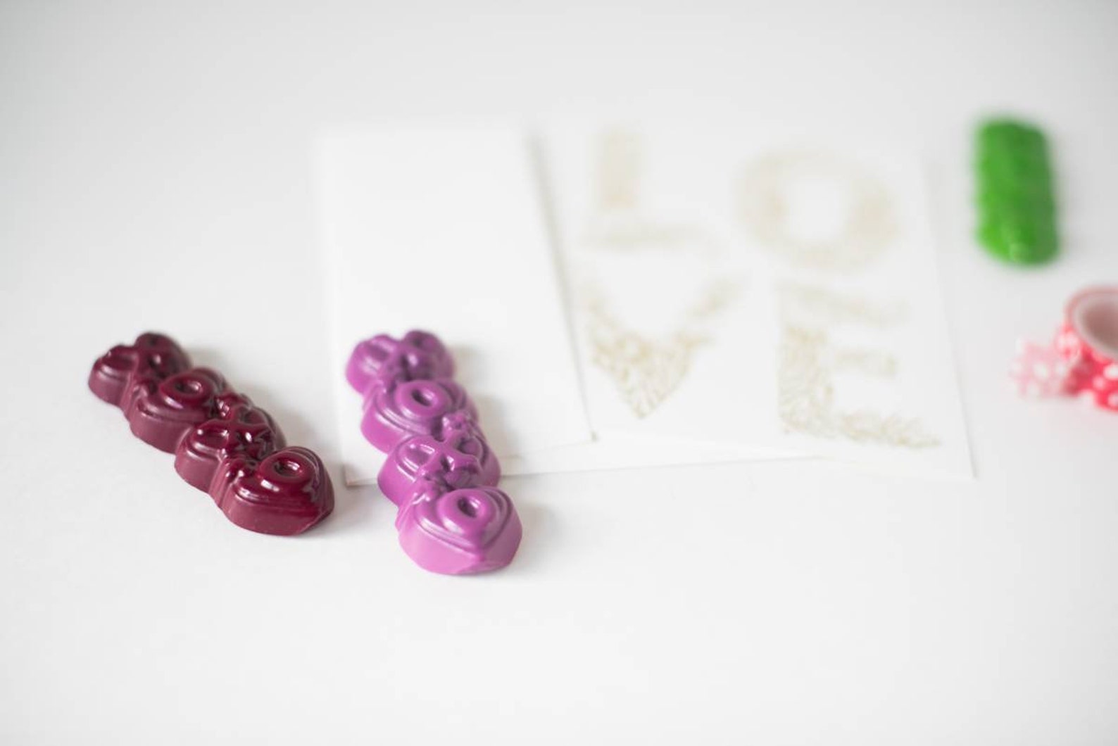 Love Crayons Valentines Crayons Valentines Day Valentines | Etsy