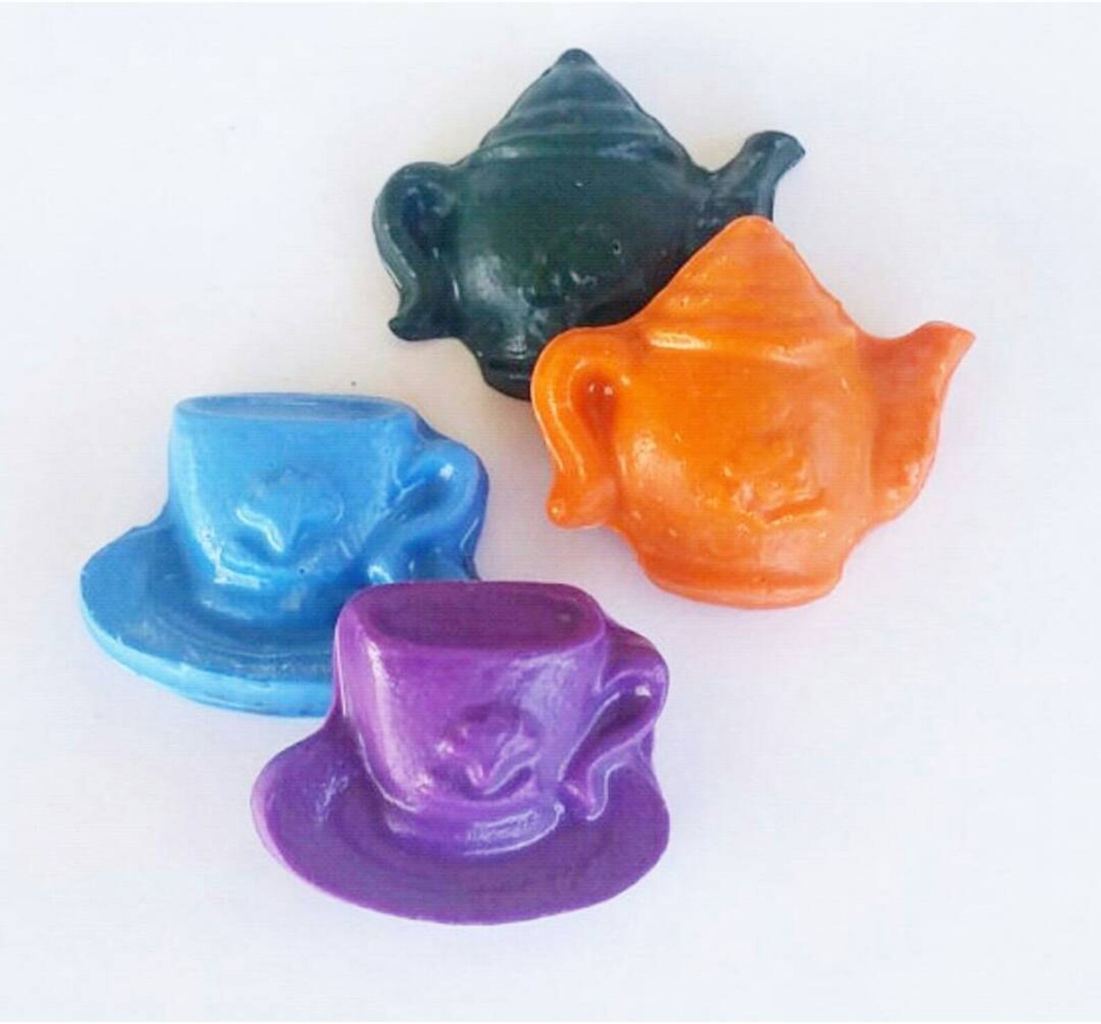 Tea Pot Tea Cup Crayons Birthday Party Favors Tea Party | Etsy