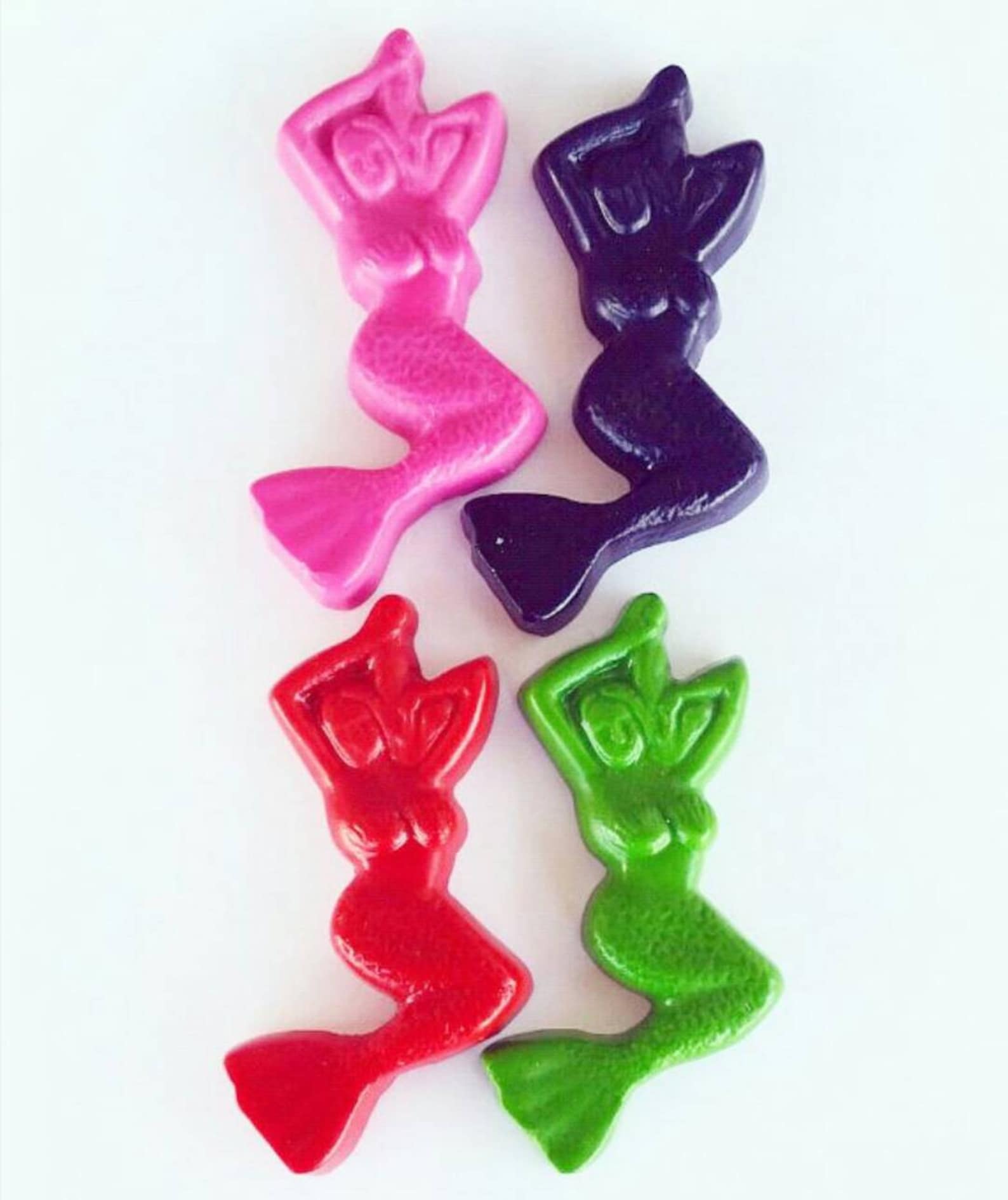 Mermaid Crayons Mermaid Party Party Favors Party Crayons - Etsy