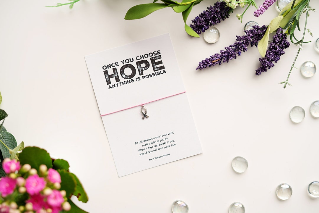 Hope Wish Bracelet Hope String Bracelet Hope Charm Bracelet - Etsy