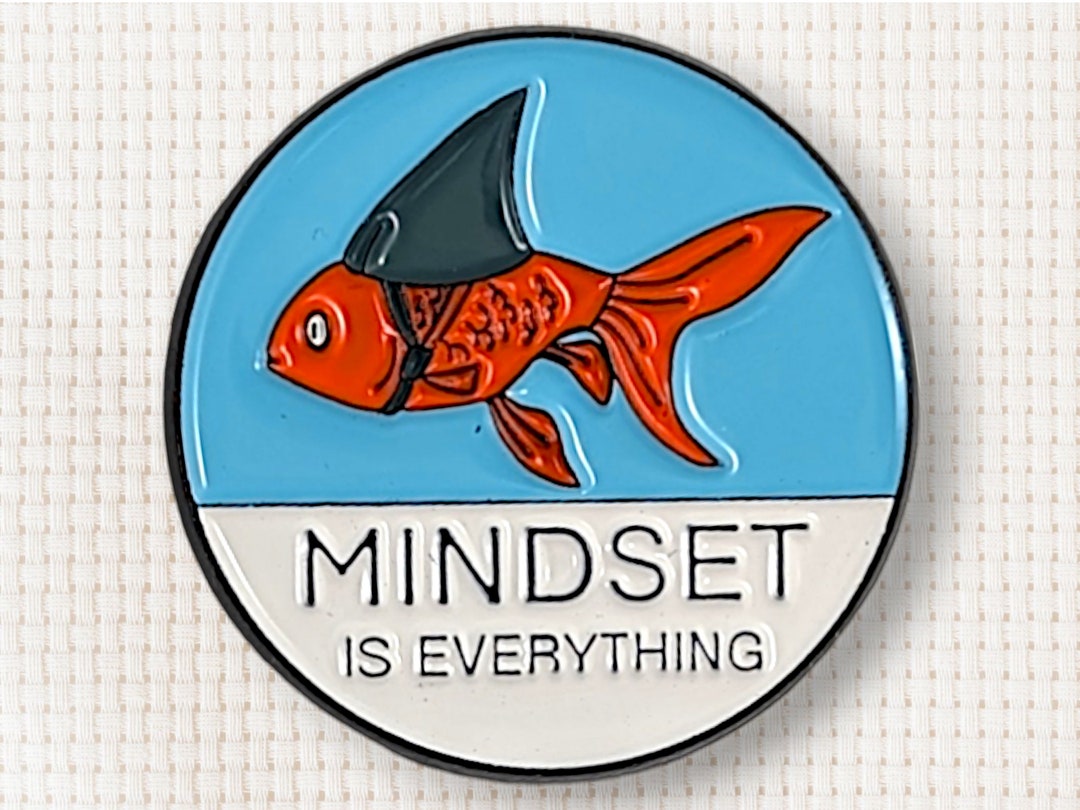 Goldfish Mindset is Everything Needle Minder - Needle Nanny, Crafter ...