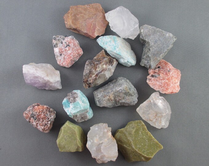 Rocks and Minerals Rough Stone 1lb Random Mix Rock - Etsy