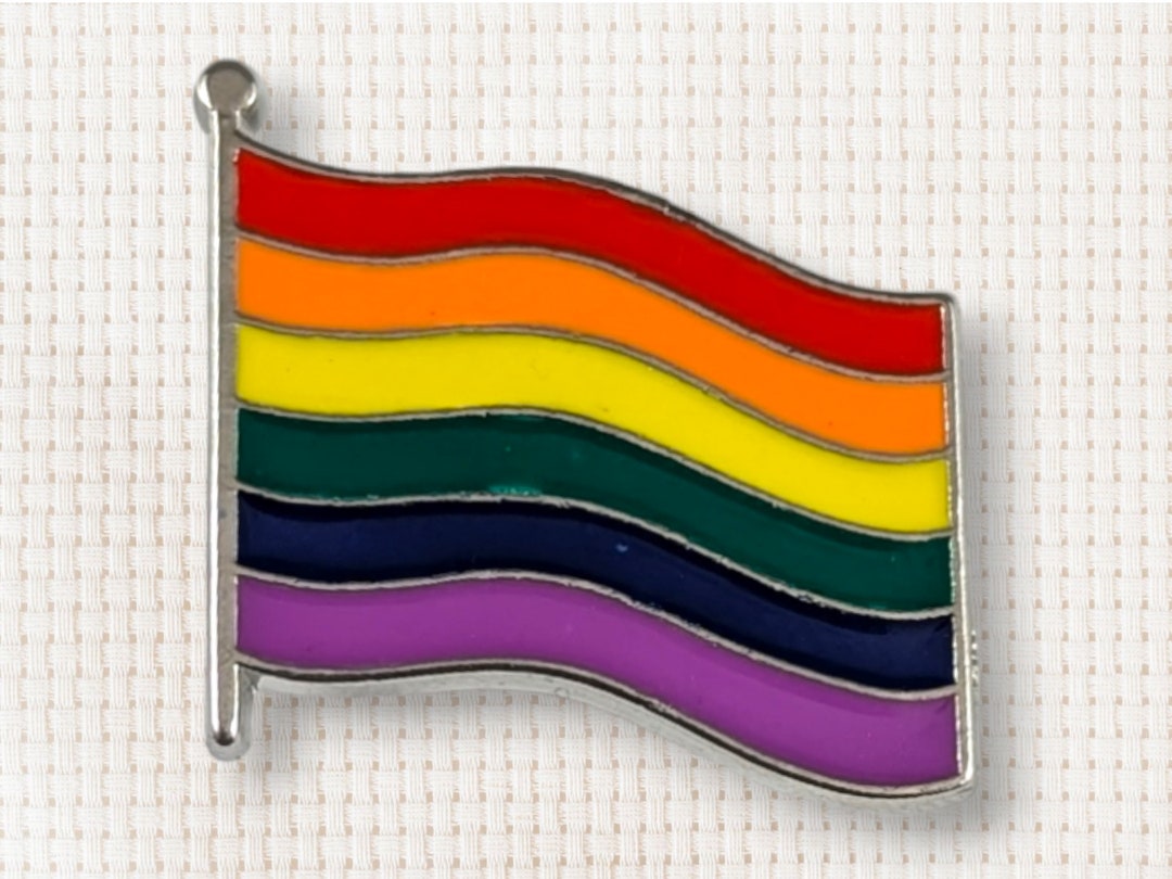 Rainbow Pride Flag Needle Minder Needle Nanny, Magnetic Needle Minder ...
