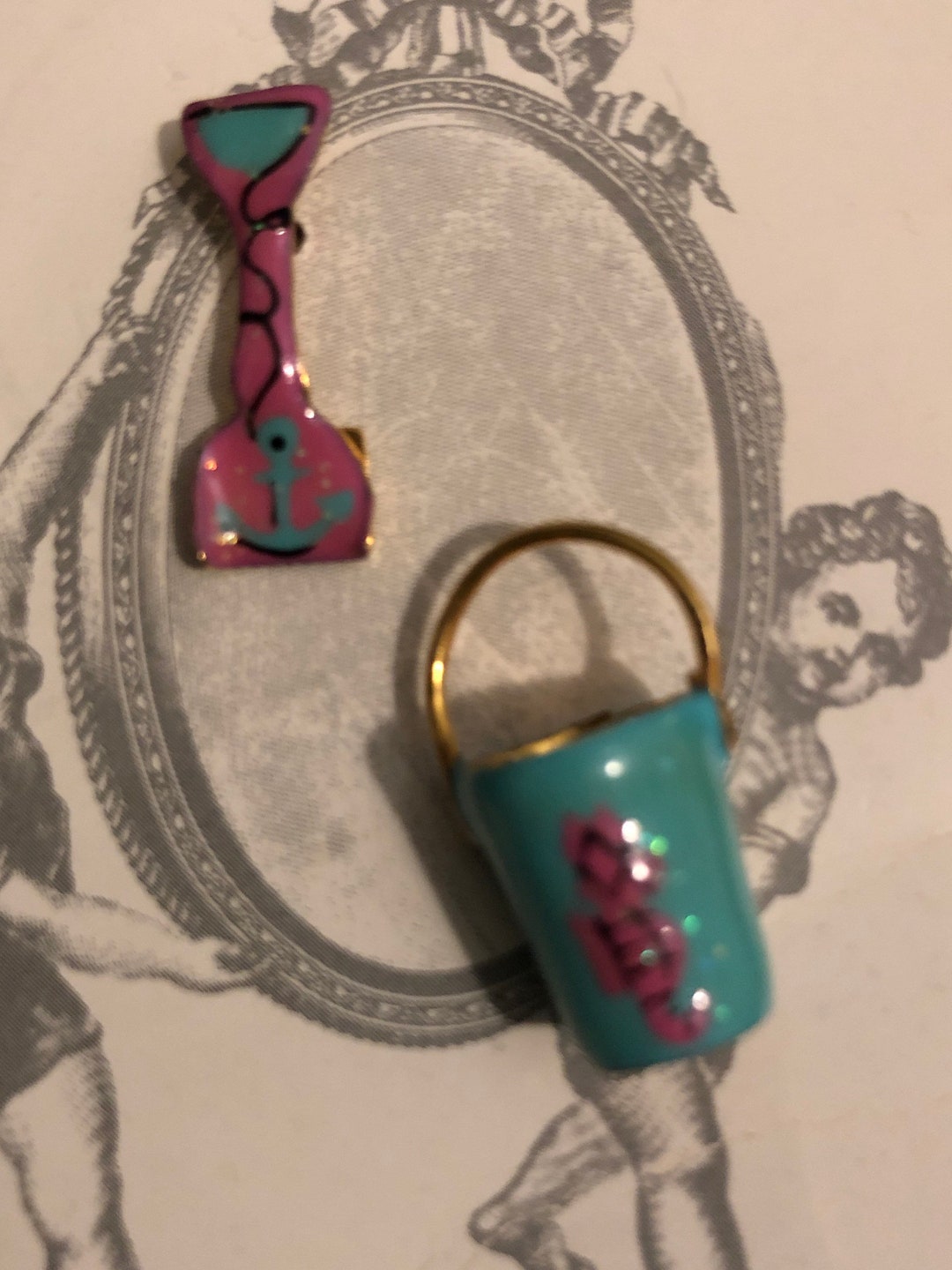 LUNCH at the RITZ CUTE! Shovel and Pale Earrings - Etsy