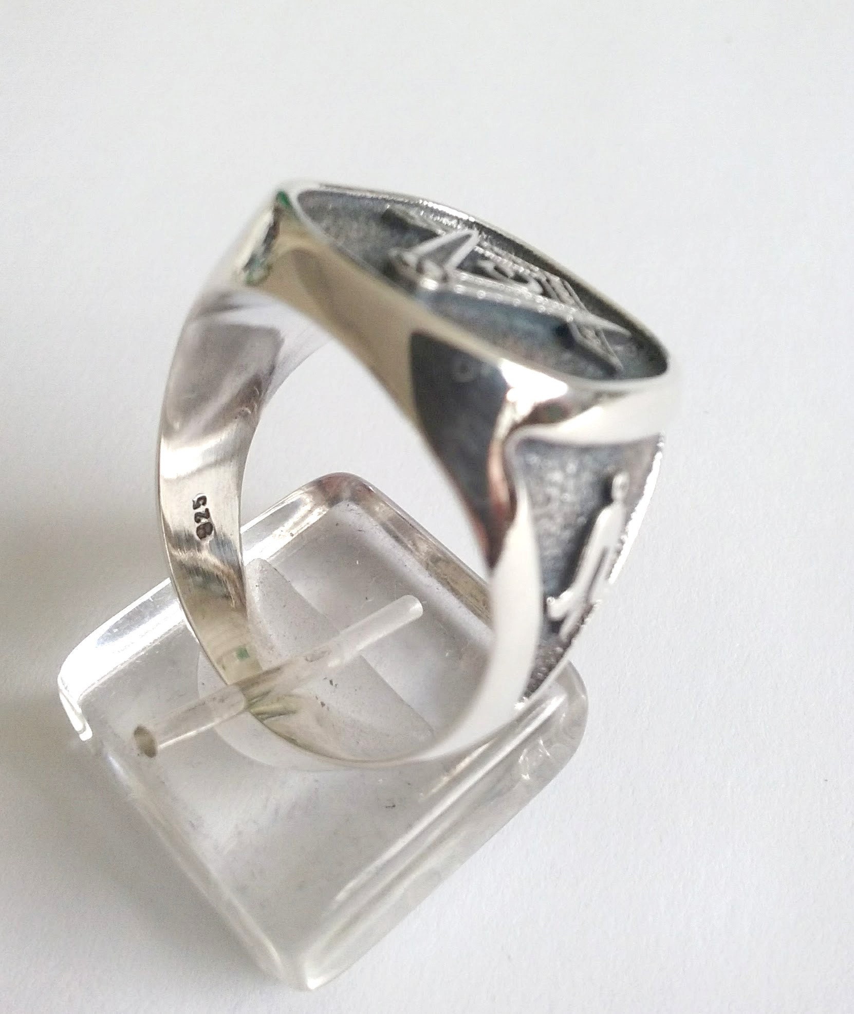 Varouxi Masonic Ring Silver 925 | Etsy