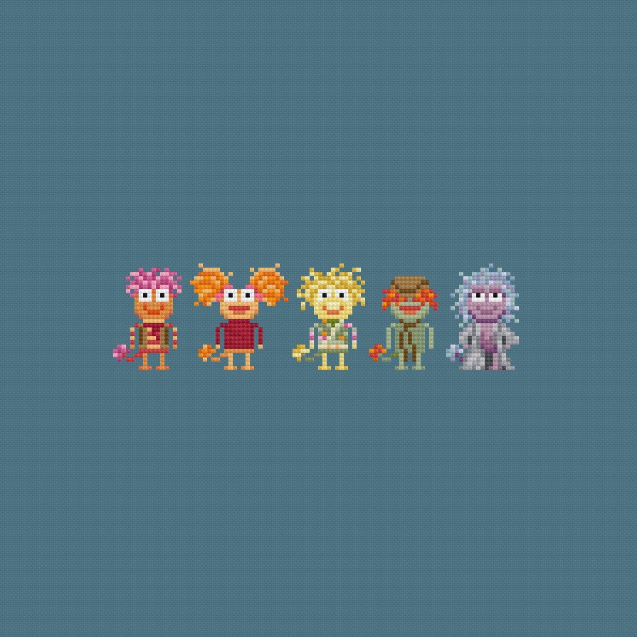 Fraggle Rock Cross Stitch Pattern PDF Instant Download | Etsy