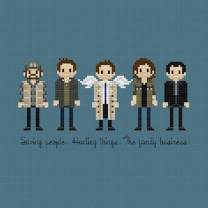 Supernatural Cross Stitch Pattern PDF Instant Download - Etsy