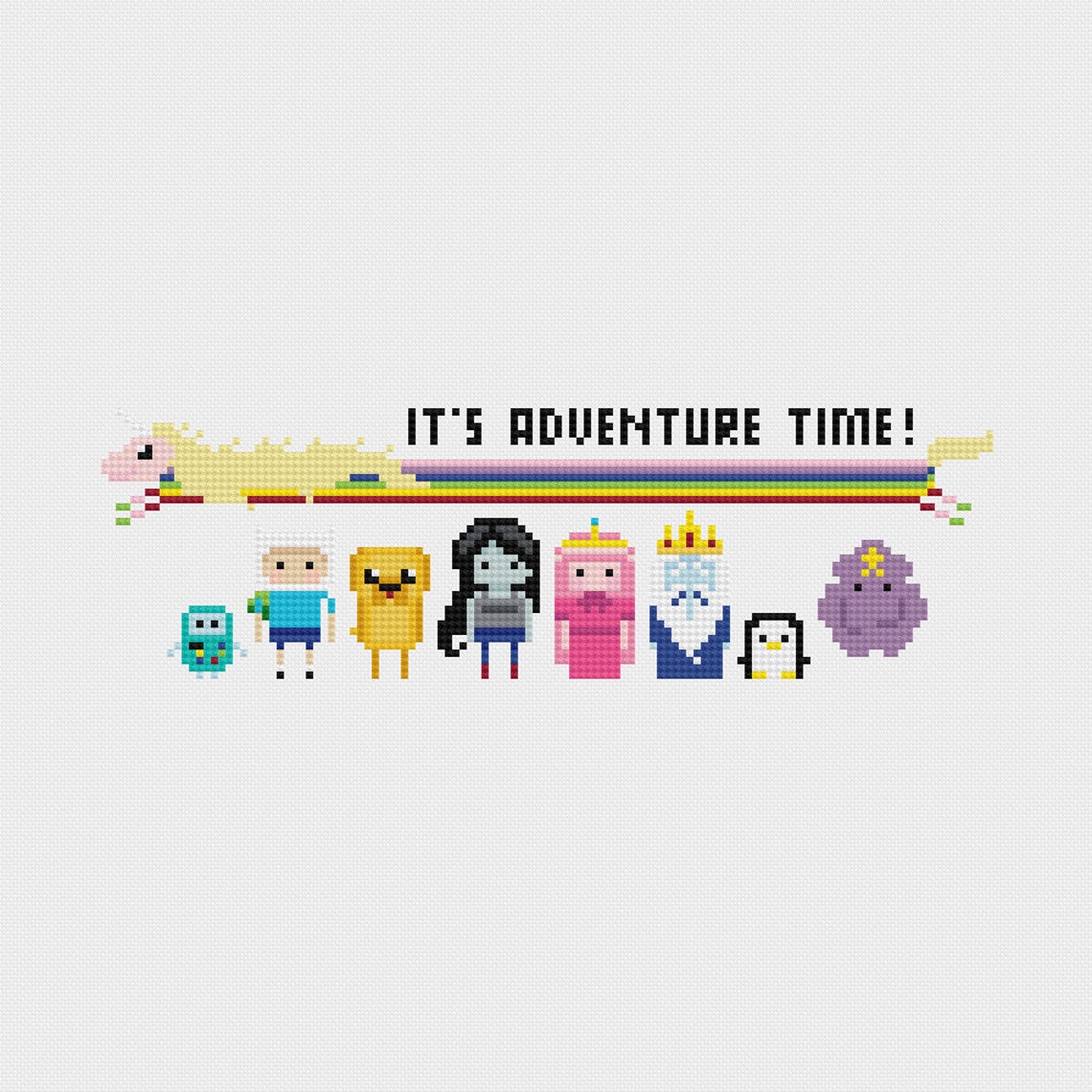 Adventure Time Cross Stitch Pattern PDF Instant Download | Etsy
