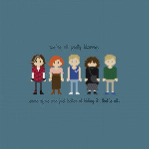 The Breakfast Club Cross Stitch Pattern PDF Instant Download - Etsy Canada