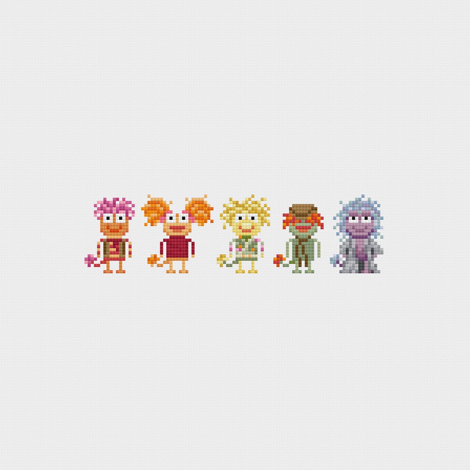 Fraggle Rock Cross Stitch Pattern PDF Instant Download | Etsy