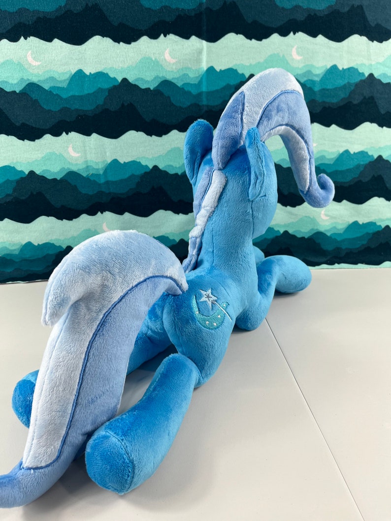 CUSTOM Smug Trixie Laying Pony Plush - Etsy
