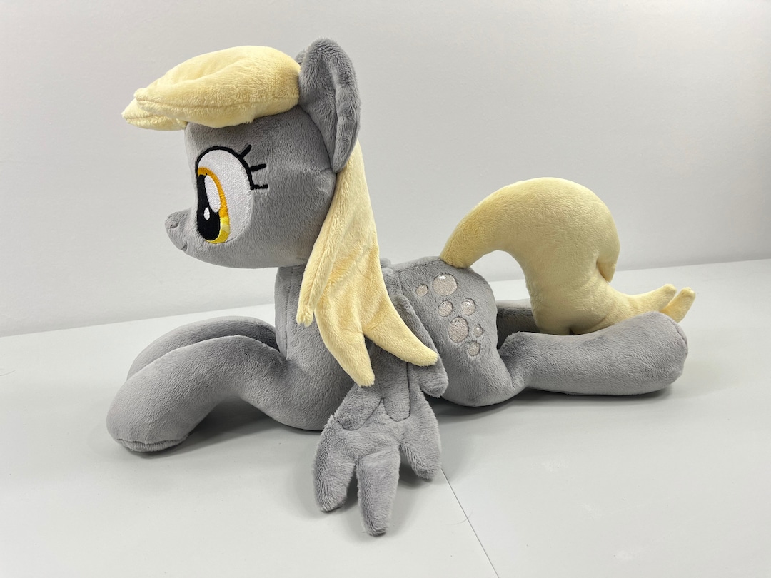 CUSTOM Derpy Hooves Laying Pony Plush - Etsy