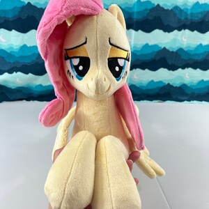 CUSTOM Flirty Fluttershy Laying Pony Plush - Etsy