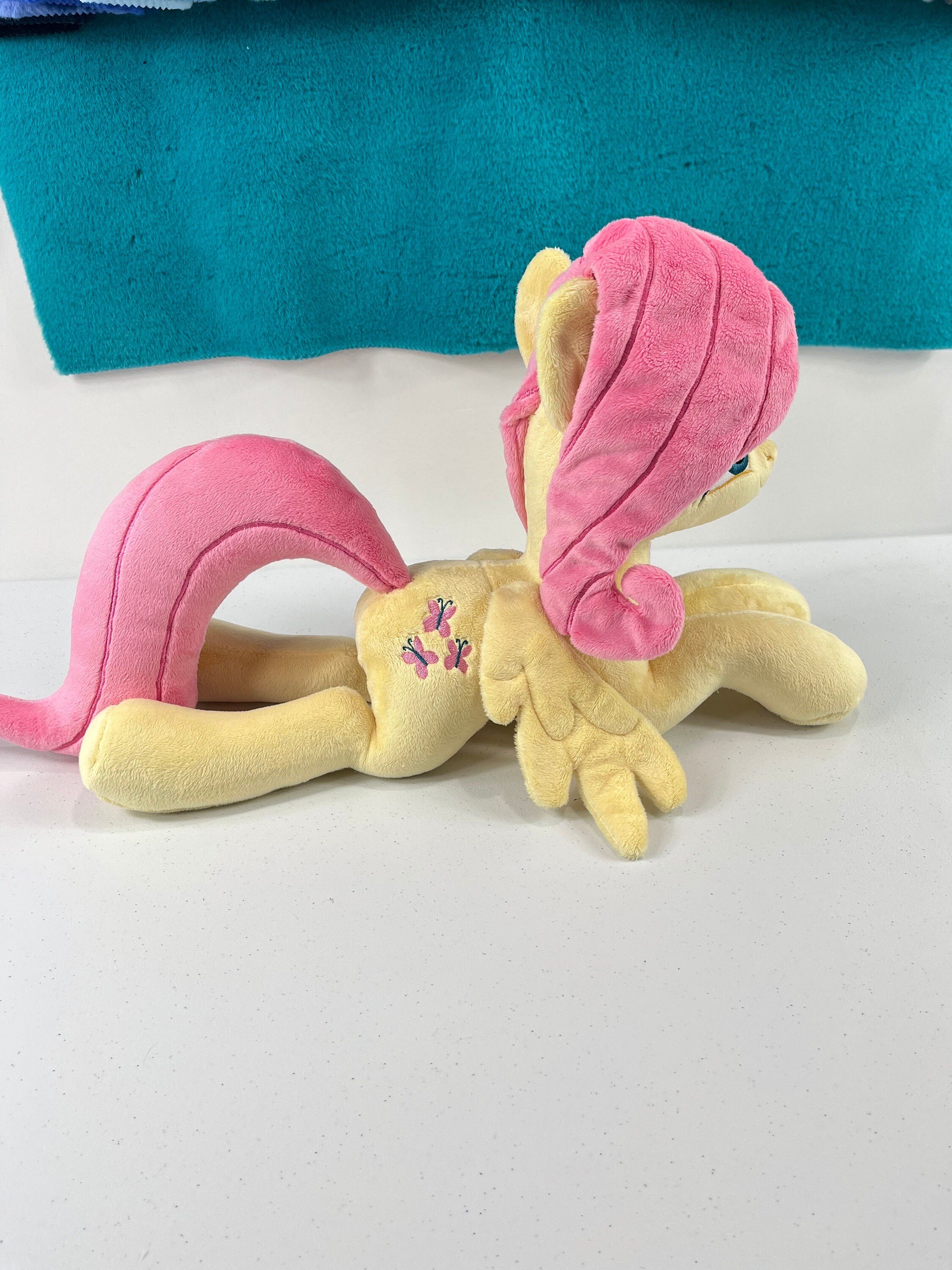 CUSTOM Shy Fluttershy Laying Pony Plush - Etsy