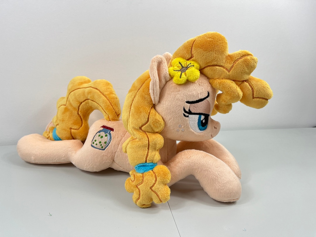 CUSTOM Pear Butter Laying Pony Plush - Etsy