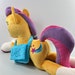 CUSTOM Jumbo Sunny Laying Pony Plush - Etsy