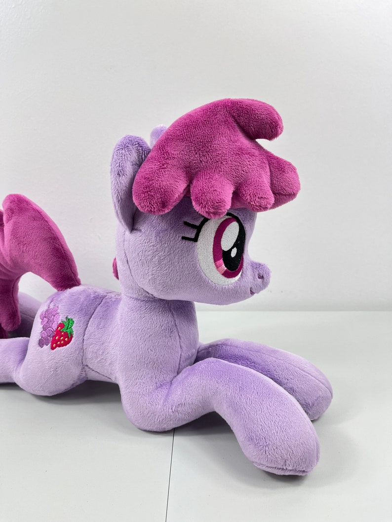 CUSTOM Berry Punch Laying Pony Plush - Etsy