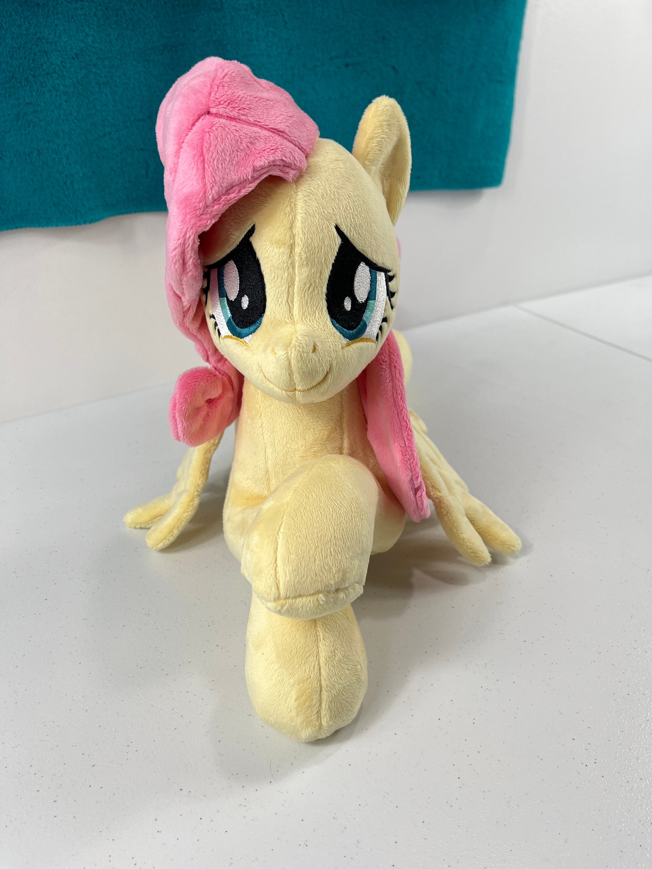 CUSTOM Shy Fluttershy Laying Pony Plush - Etsy
