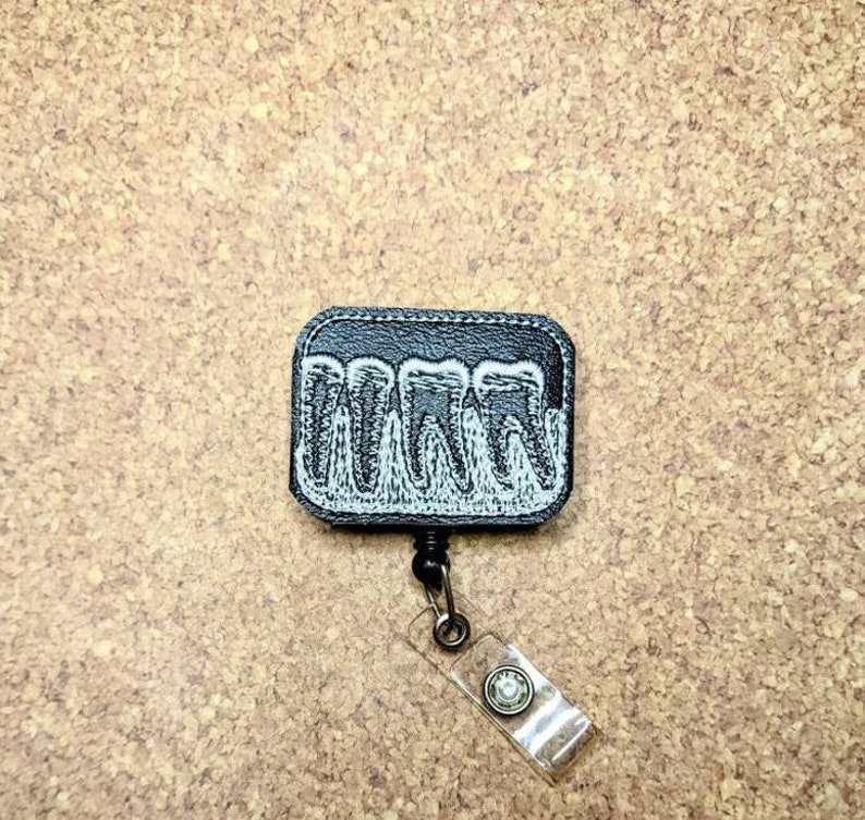 Teeth Xray Badge Reel - Etsy