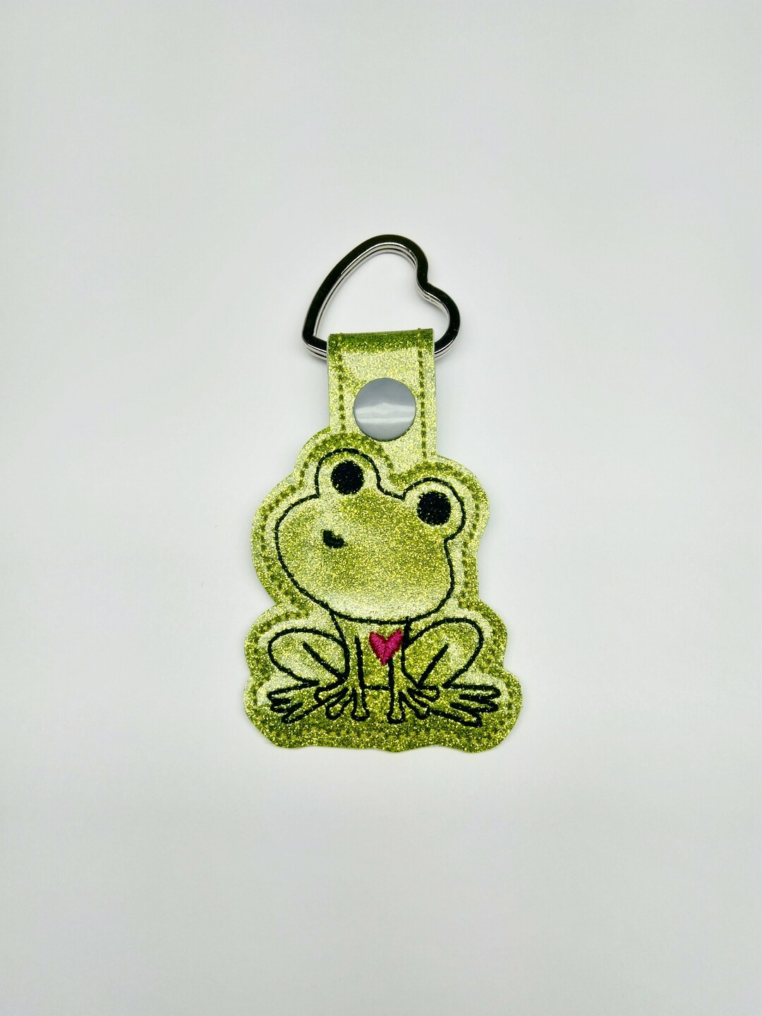 Cute Frog Keychain Frog Key chain Glitter Frog Key Fob - Etsy.de