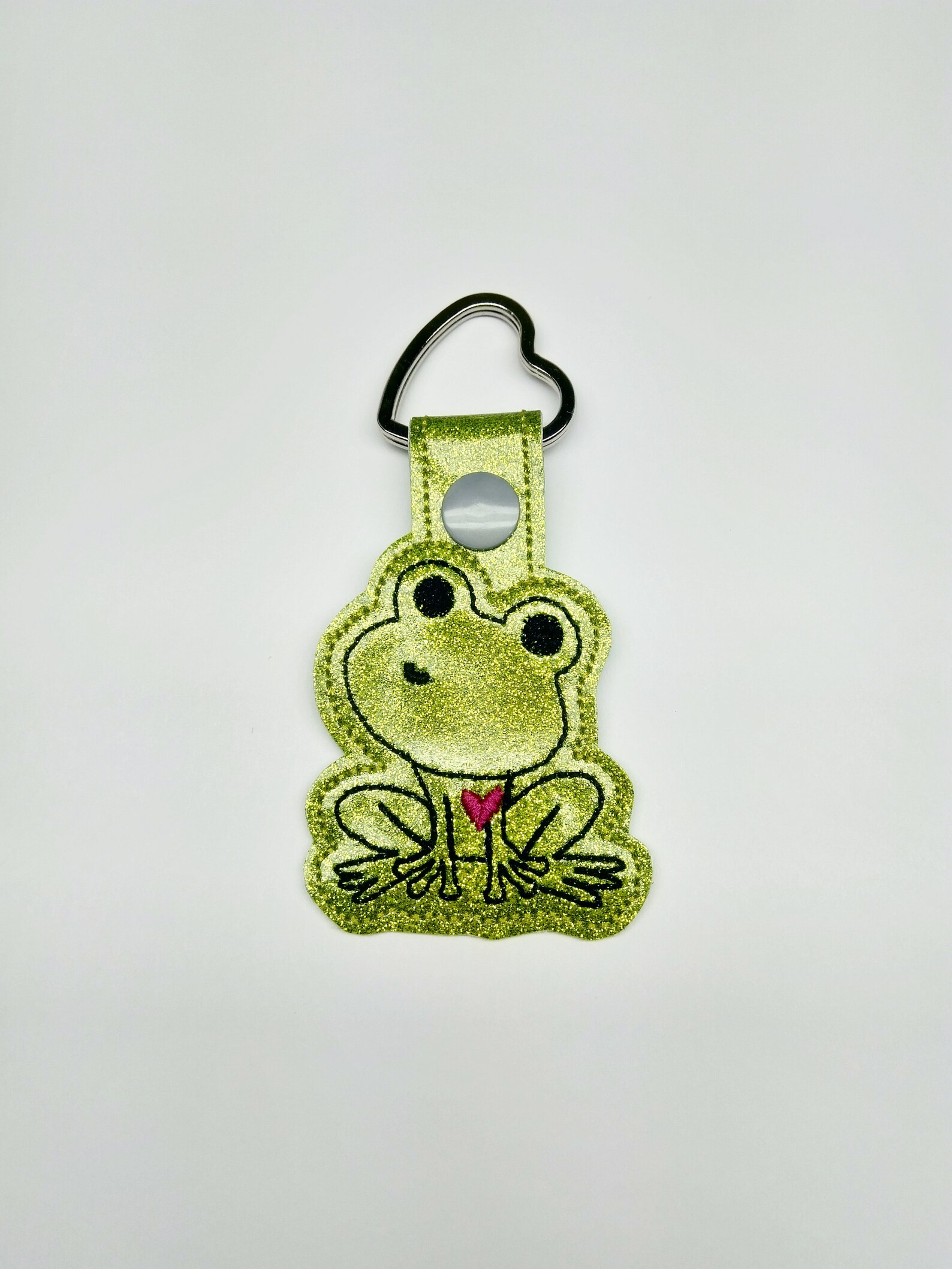 Cute Frog Keychain Frog Key chain Glitter Frog Key Fob | Etsy
