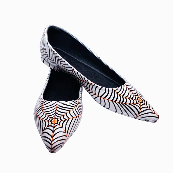 Hand Painted Flats - Etsy