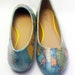 Decoupage World Map Shoes / Map Flats / Women's Decoupage Flats / Women ...