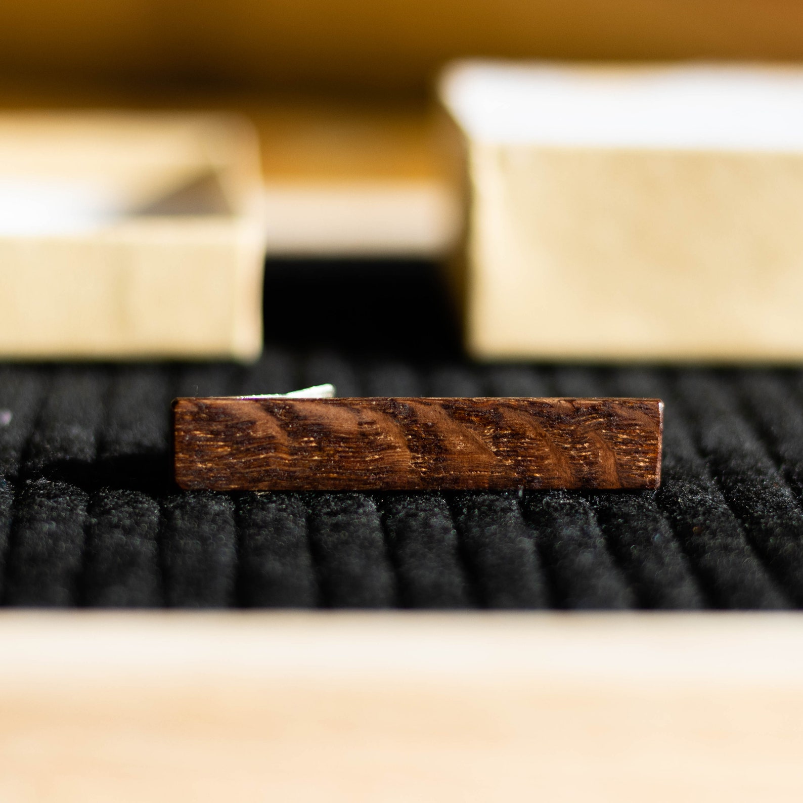 Wood Tie Clip - Lacewood - Etsy