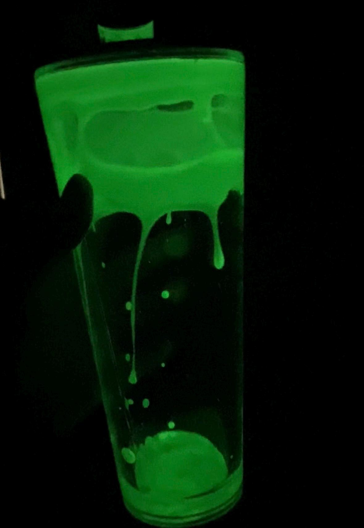 Skeleton Siren, Lava Slime Snowglobe Tumbler, Glow in the Dark - Etsy